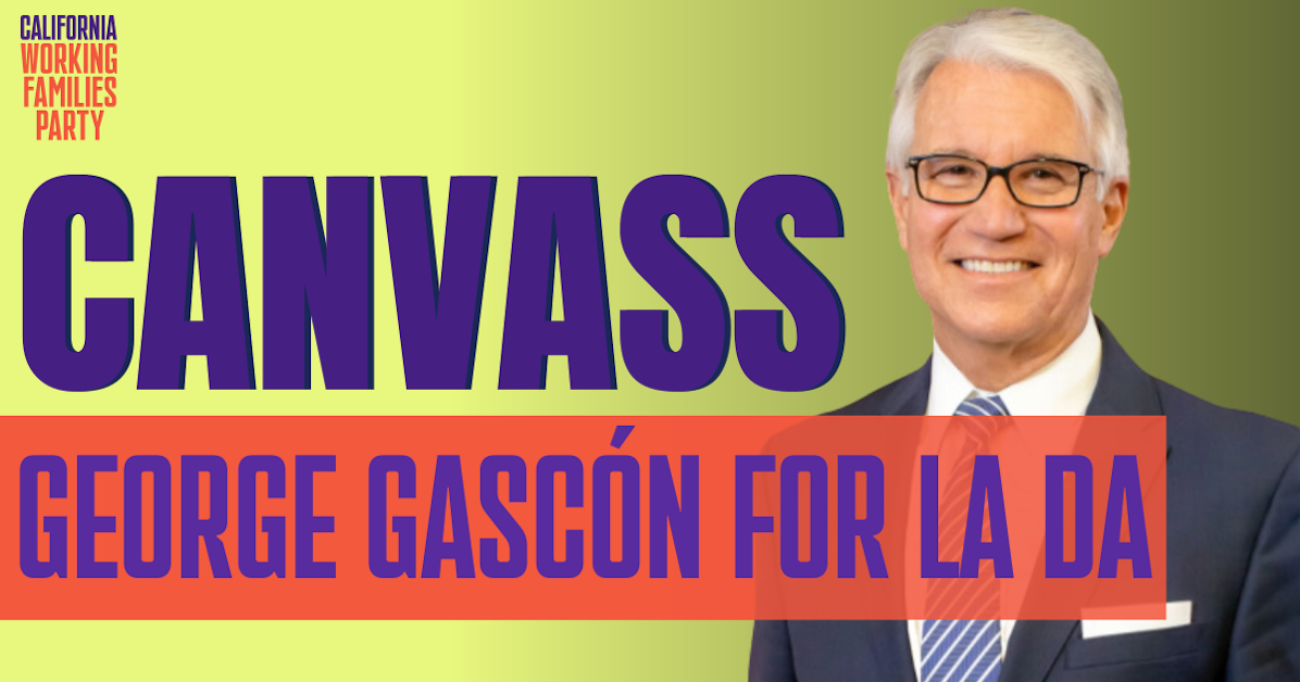 NoHo Canvass with Ground Game LA for George Gascón · Mobilize