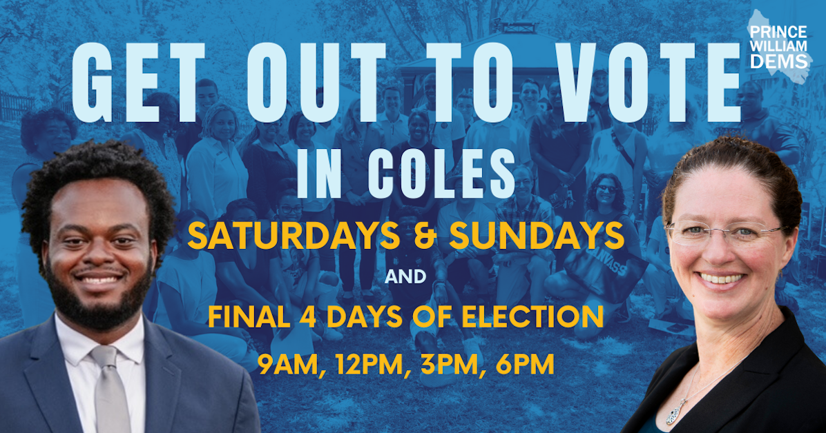 GET OUT TO VOTE WITH COLES DEMOCRATS · Mobilize