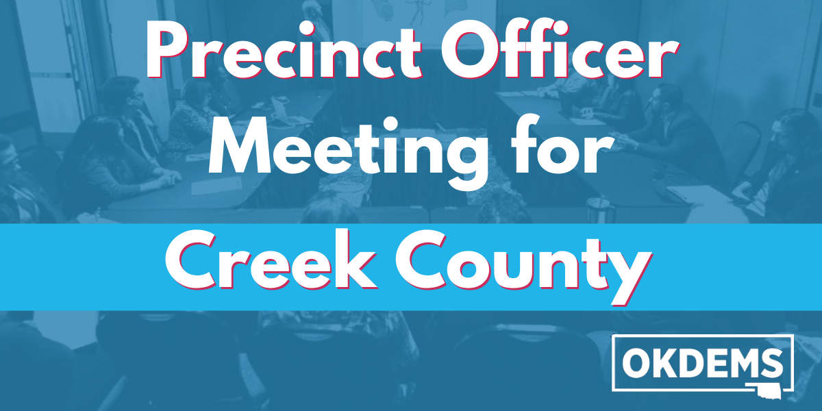 Creek County Precinct Meeting Call · Mobilize