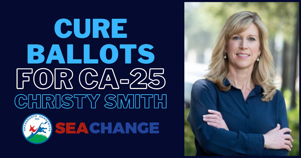 Ballot Cure Door Knock for CA25/Christy Smith for Congress in Simi ...
