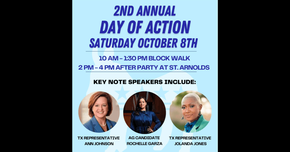 Day of Action Afterparty w/ Harris County Young Democrats, UH Democrats ...