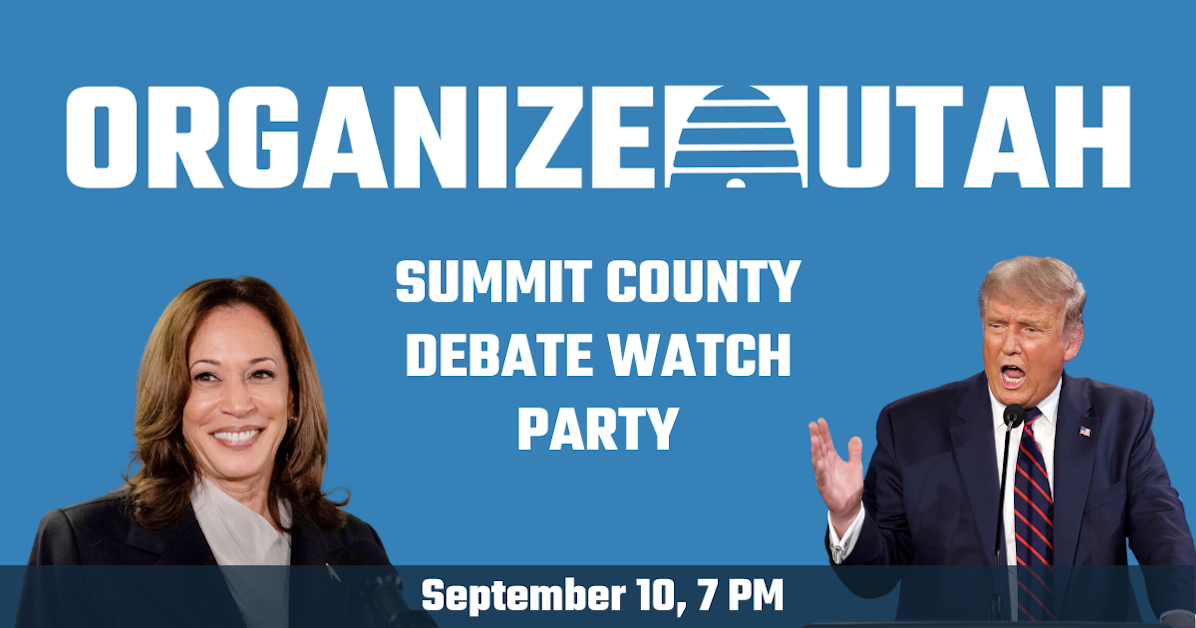 Summit County Debate Watch Party · Utah Democratic Party