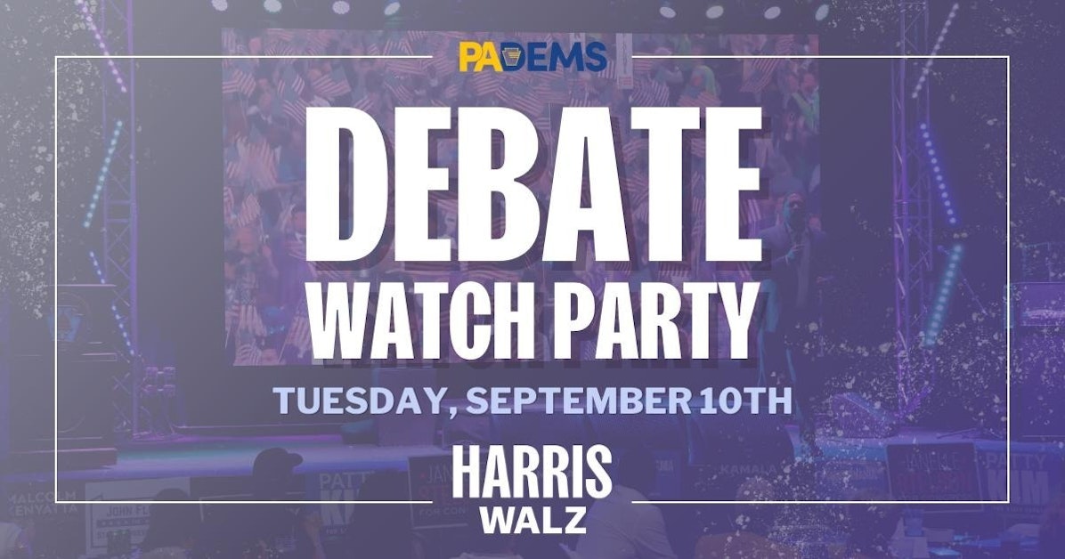 Berks County: Harris Debate Watch Party · The Yes She Can campaign