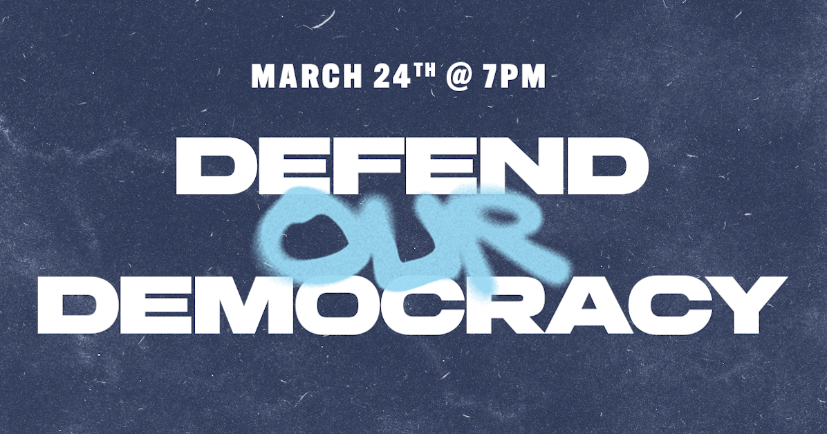 Defend our Democracy · Union County Democratic Party