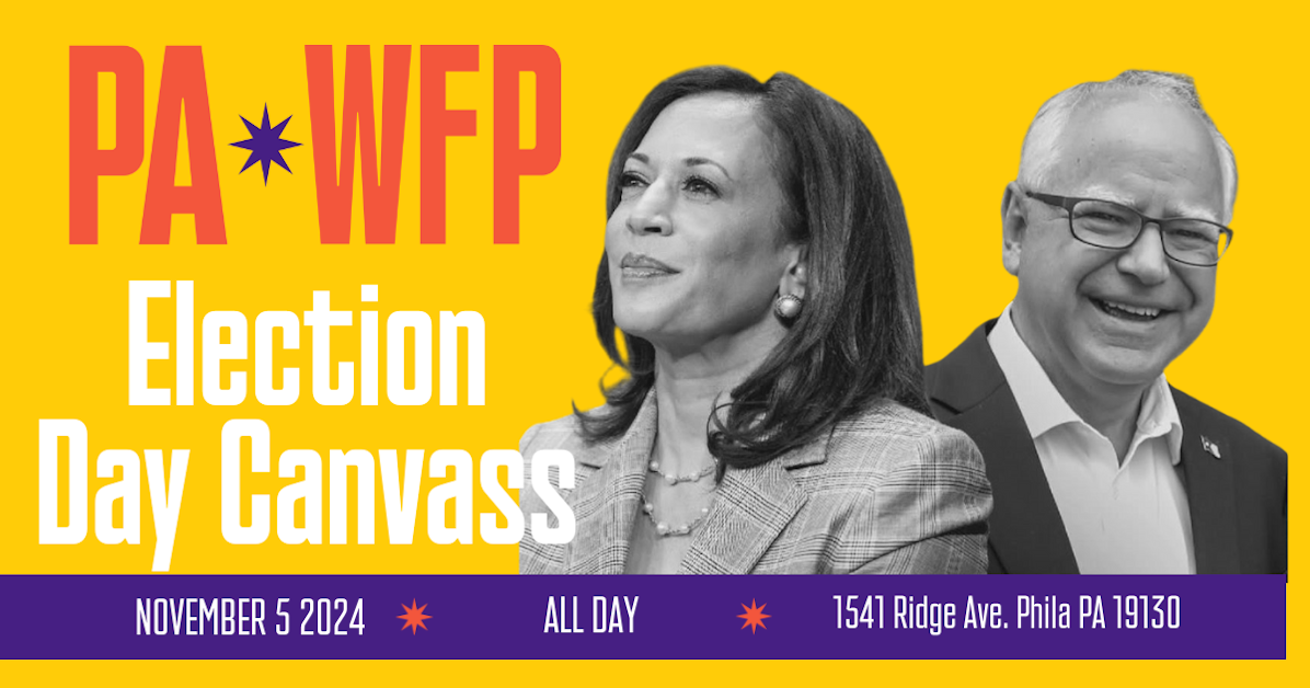 Election Day Canvass GET OUT THE VOTE! · Working Families Party