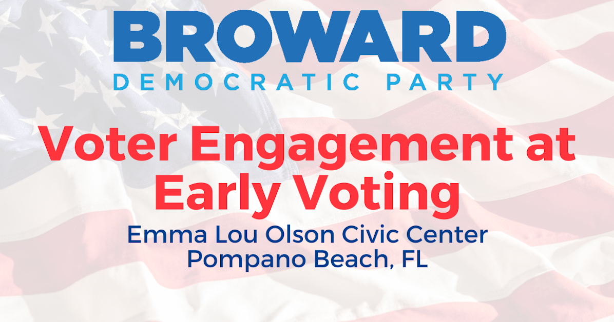 Voter Engagement at Early Voting at the Emma Lou Olson Civic Center ...