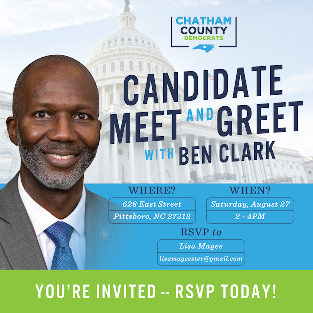 Candidate Meet and Greet with Senator Ben Clark in Pittsboro · North ...
