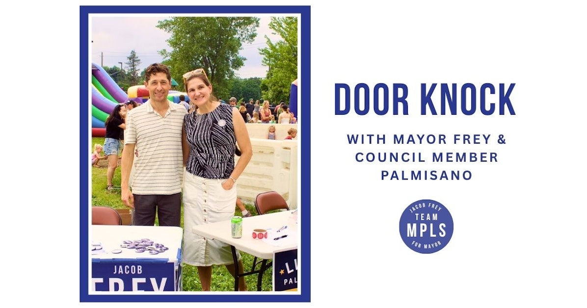 Door Knock with Mayor Frey and CM Palmisano · Mobilize