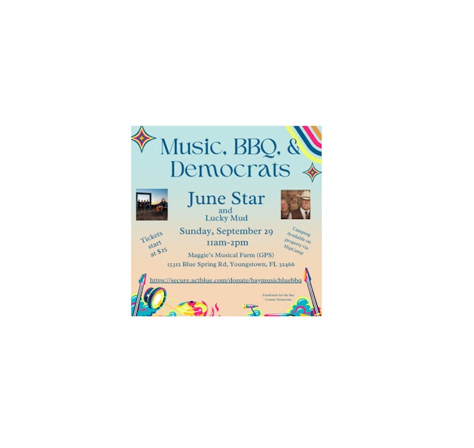 Music, BBQ and Democrats · Bay County Dems