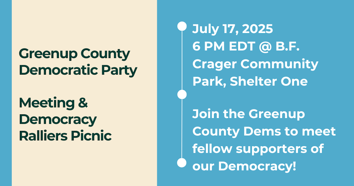 Greenup County Democrats Meeting & Democracy Ralliers Picnic · Mobilize