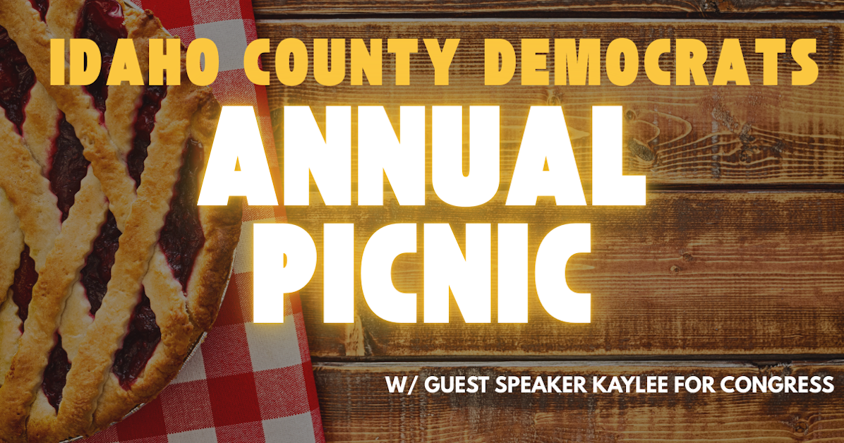 Kaylee for Congress speaks at Idaho County Democrats Annual Picnic ...