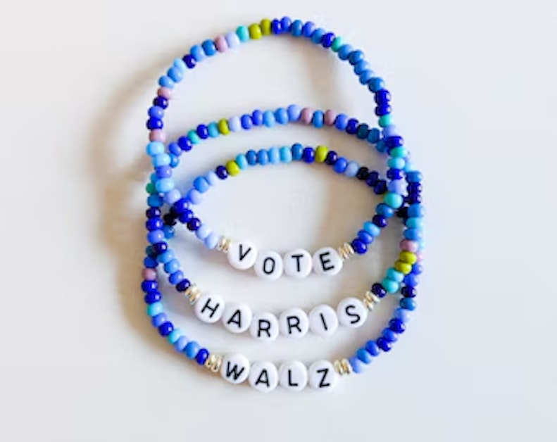 Voting Bracelet Making · WisDems