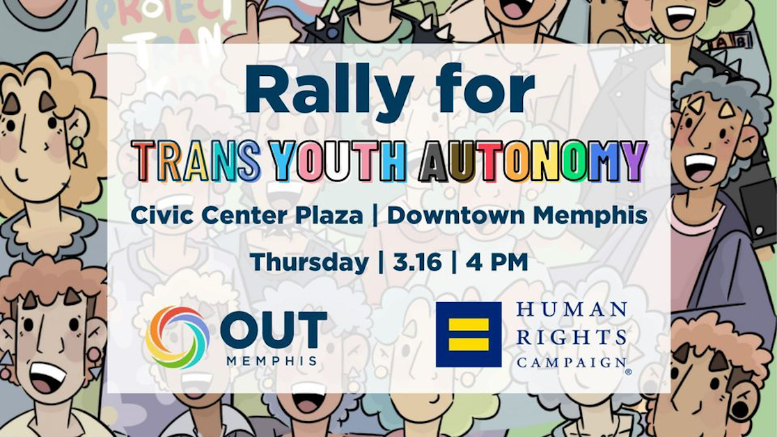 Stand Up: Rally for Trans Youth Autonomy · HRC in Nevada