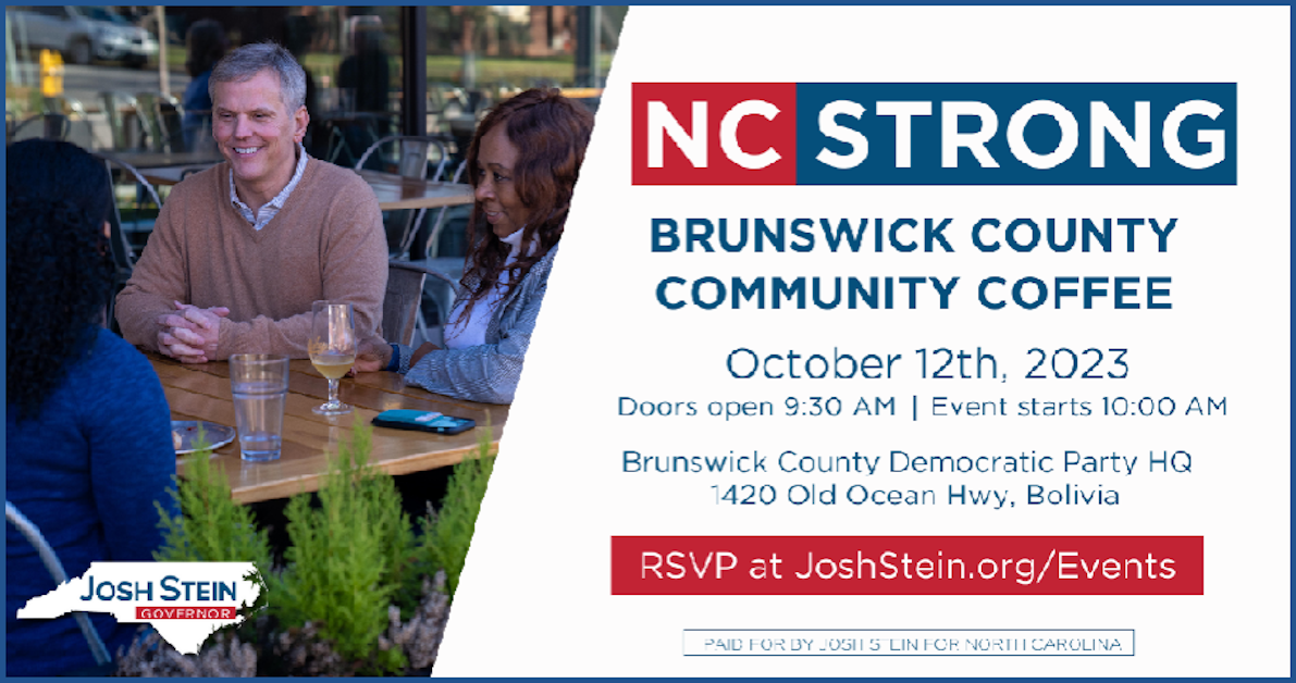 Coffee with NC Attorney General Josh Stein, Democratic Candidate for NC ...
