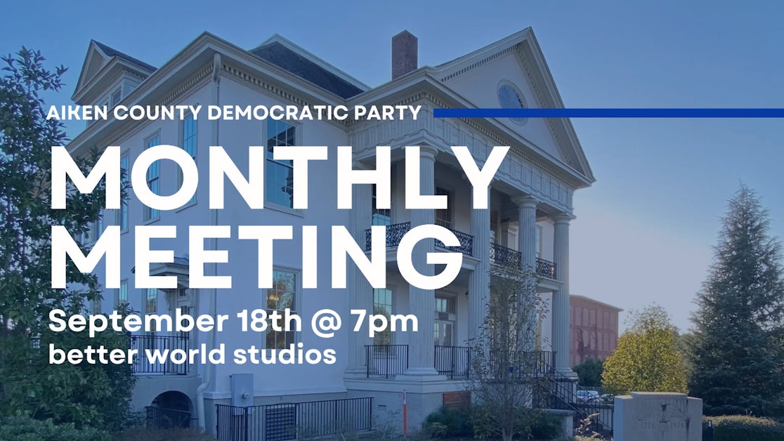 ACDP September Meeting: Candidate Forum · South Carolina Democratic Party