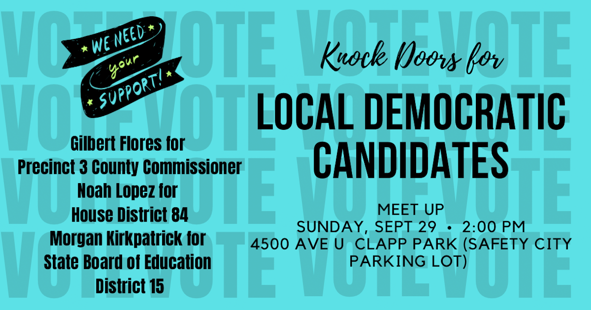 Lubbock Democratic Candidate Block Walk · Mobilize
