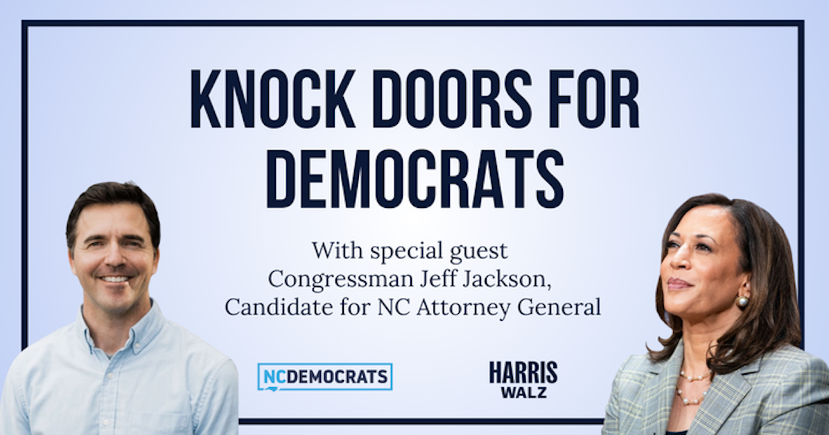 Canvass Launch with Congressman Jeff Jackson in Burlington! · Stand Up ...