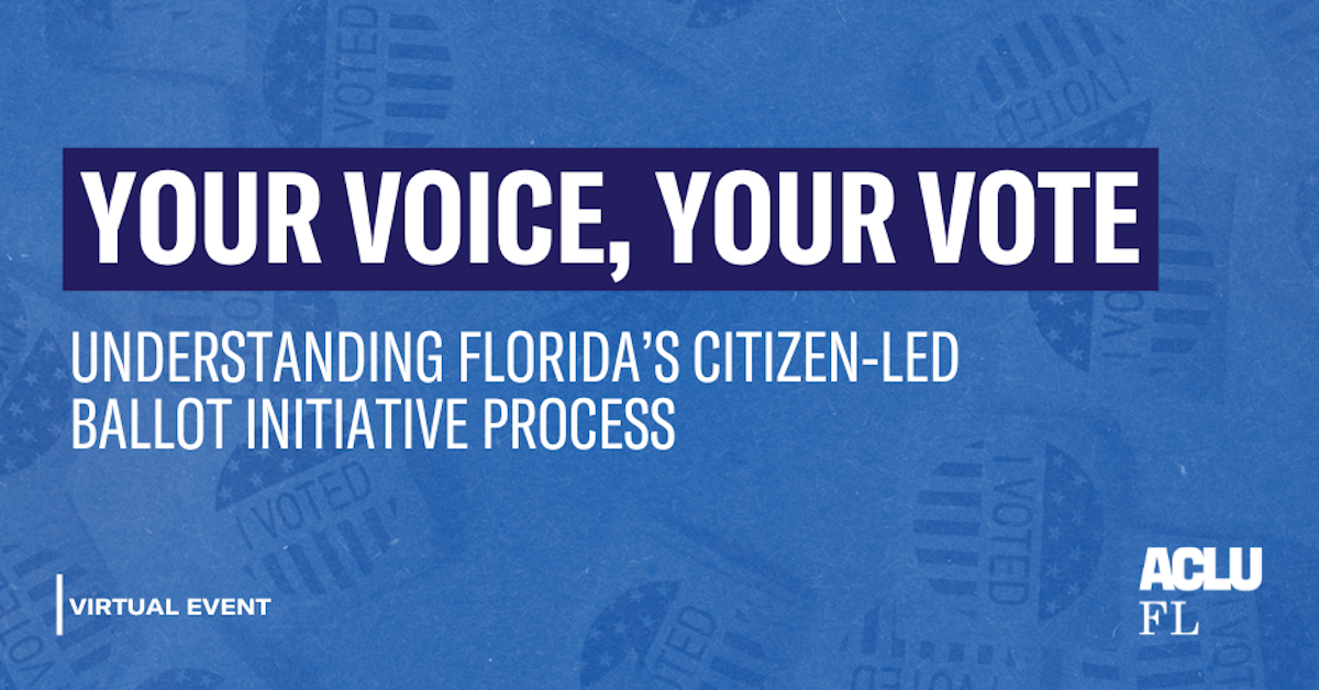 Your Voice, Your Vote: Understanding Florida's Citizen-Led Ballot ...