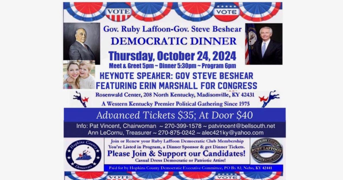 The 47th Annual Gov. Ruby Laffoon & Gov. Steve Beshear Democratic ...