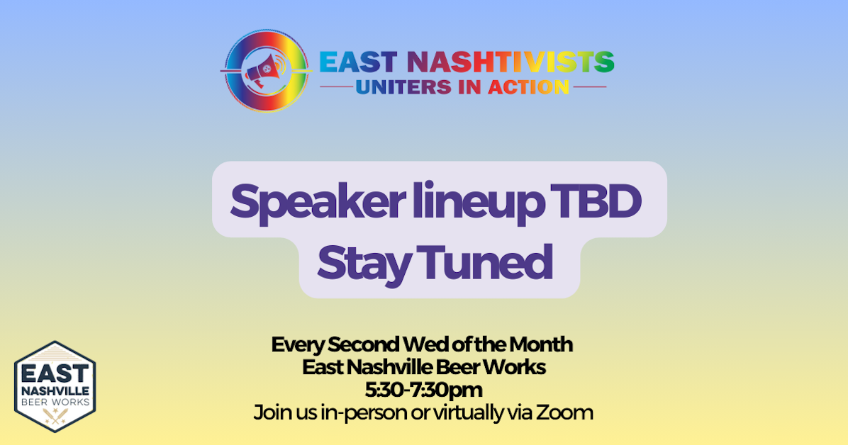 East Nashtivists Monthly Meeting (March) · Mobilize