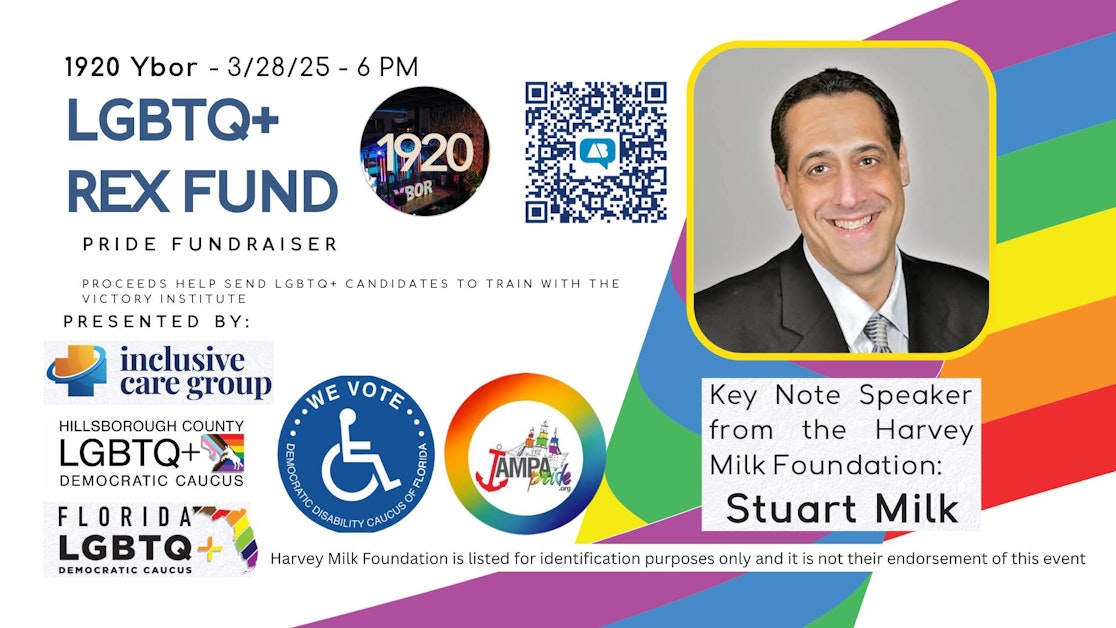 Rex Fund Pride Fundraiser with Stuart Milk · Mobilize