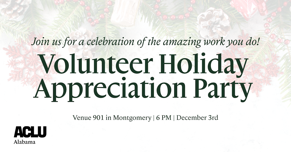 ACLU of AL Volunteer Appreciation · Mobilize