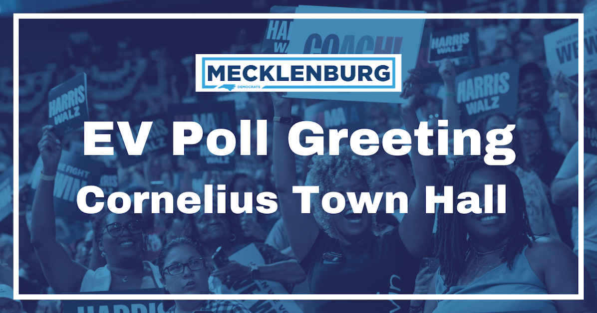 Protect Democracy: Volunteer To Be A Poll Greeter (Cornelius Town Hall ...