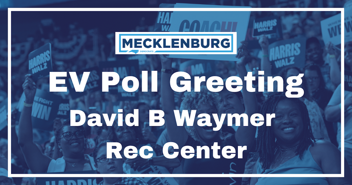 Protect Democracy: Volunteer To Be A Poll Greeter (David B. Waymer Rec ...