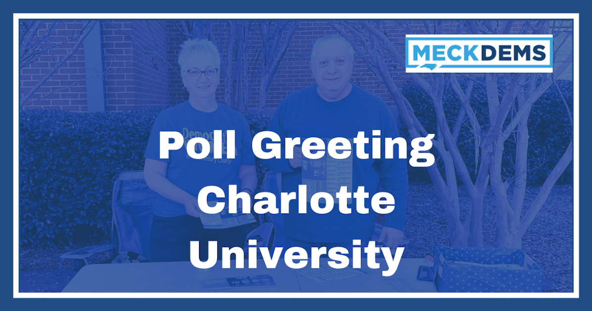 Protect Democracy: Volunteer To Be A Poll Greeter (University Area ...