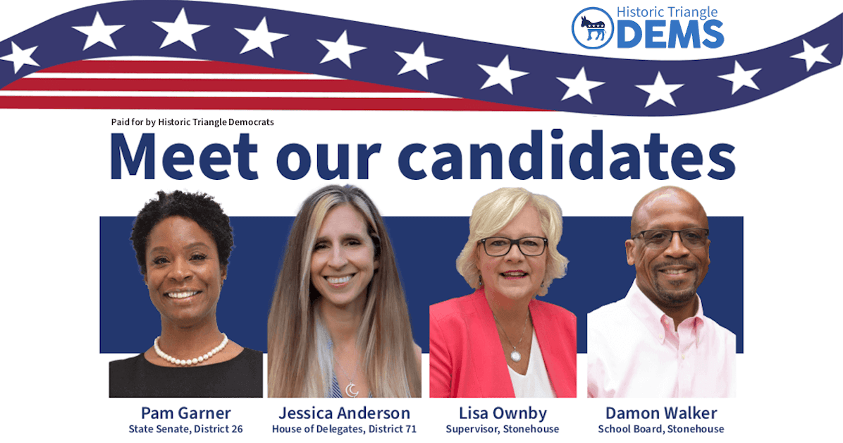 🧁Historic Triangle Democrats - Meet Our Candidates for James City ...