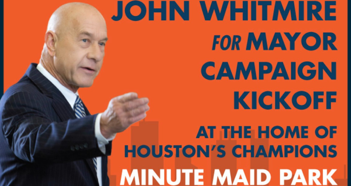 John Whitmire for Mayor Campaign Kickoff · John Whitmire for Mayor Campaign