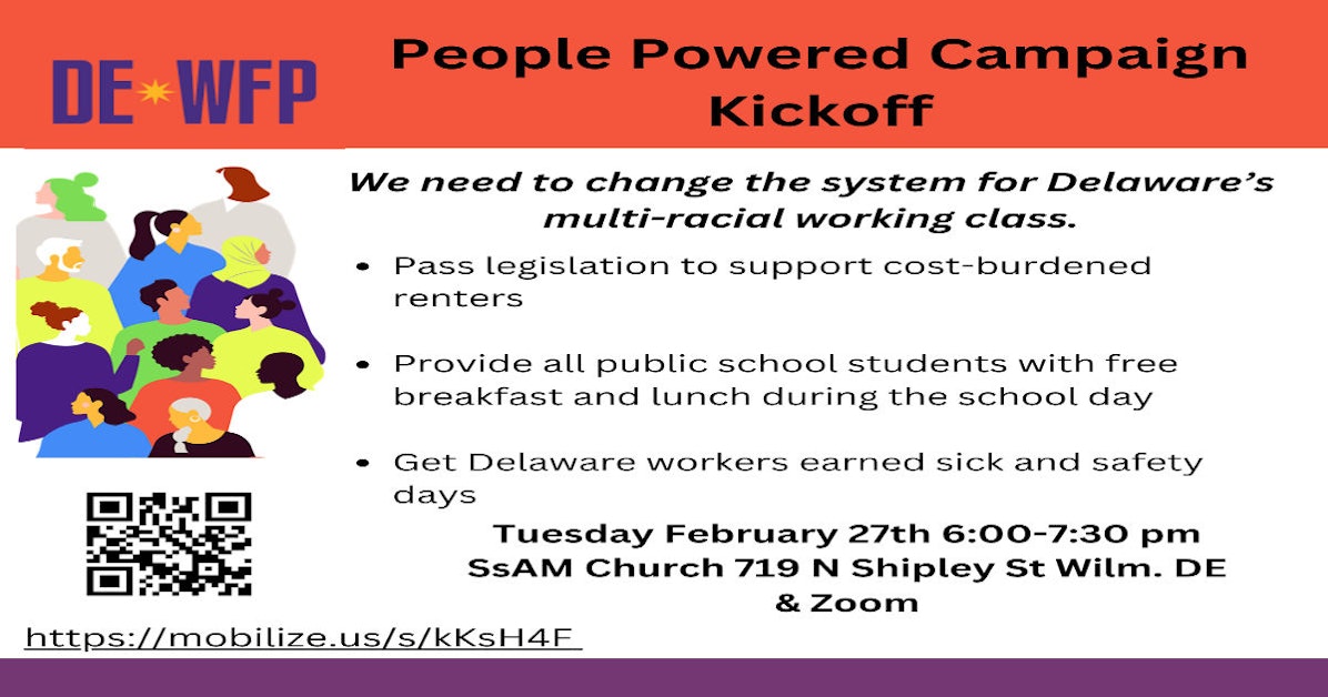 WFP's People Powered Campaign Kickoff · Mobilize