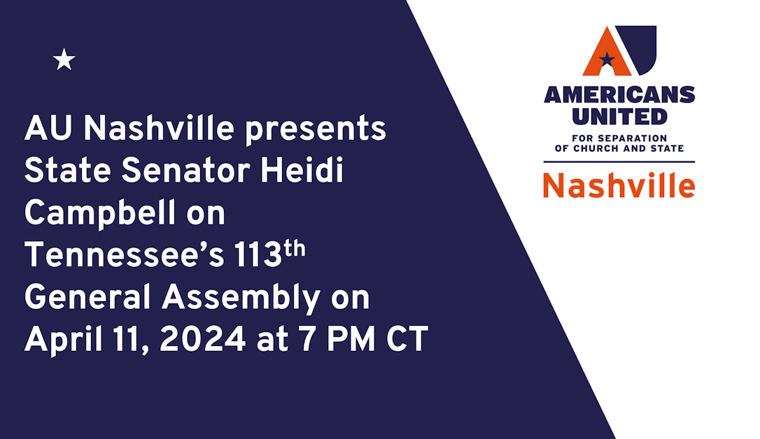 State Senator Heidi Campbell on Tennessee's 113th General Assembly ...