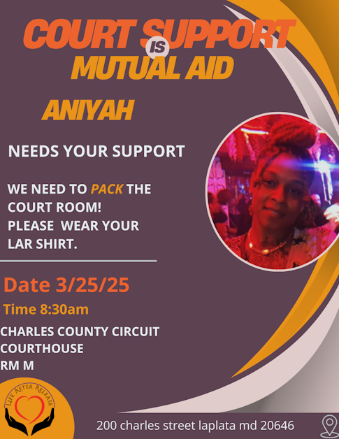 Court support For Niyah · Life After Release