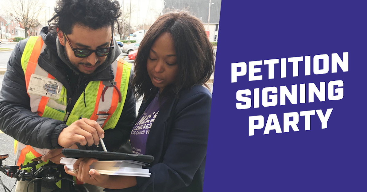 Petition Signing Party · Mobilize