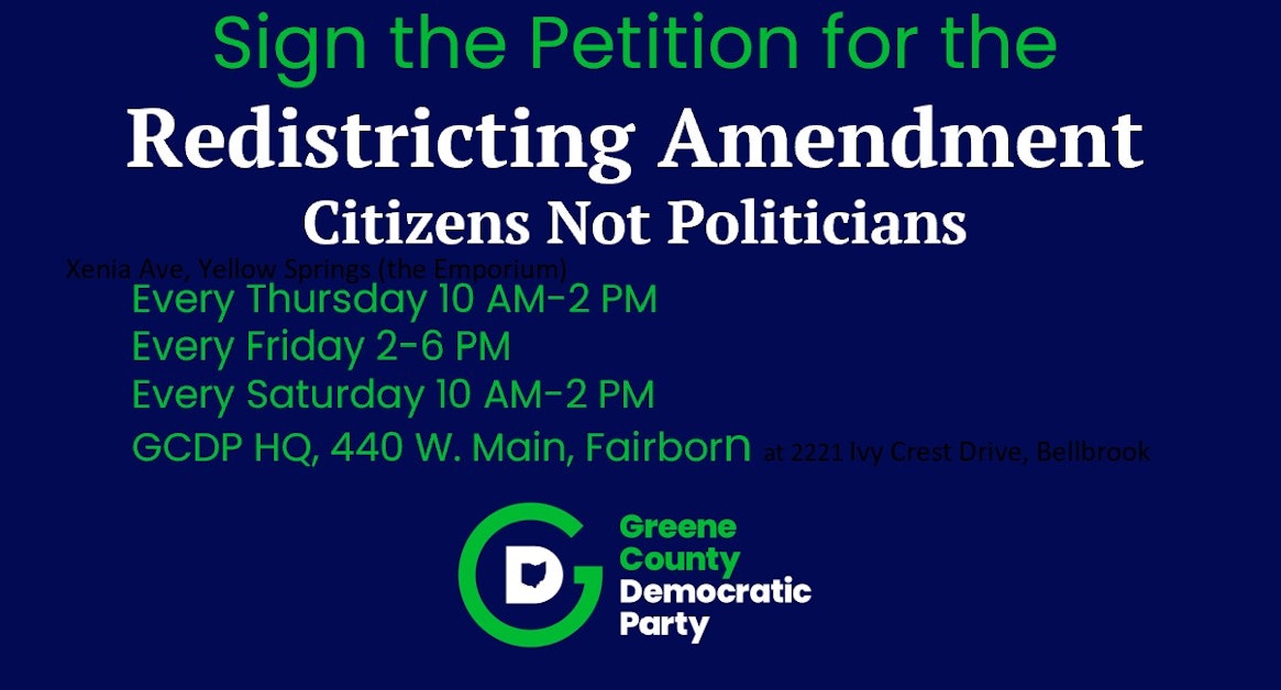 Sign the Redistricting Amendment Petition in Fairborn! · Mobilize