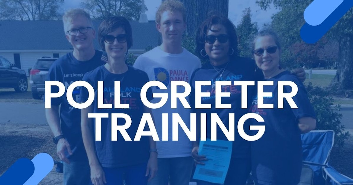 Poll Greeters Training with Brian Farkas · Mobilize