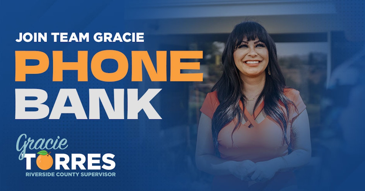 Phone Bank for Gracie Torres for County Supervisor · Mobilize