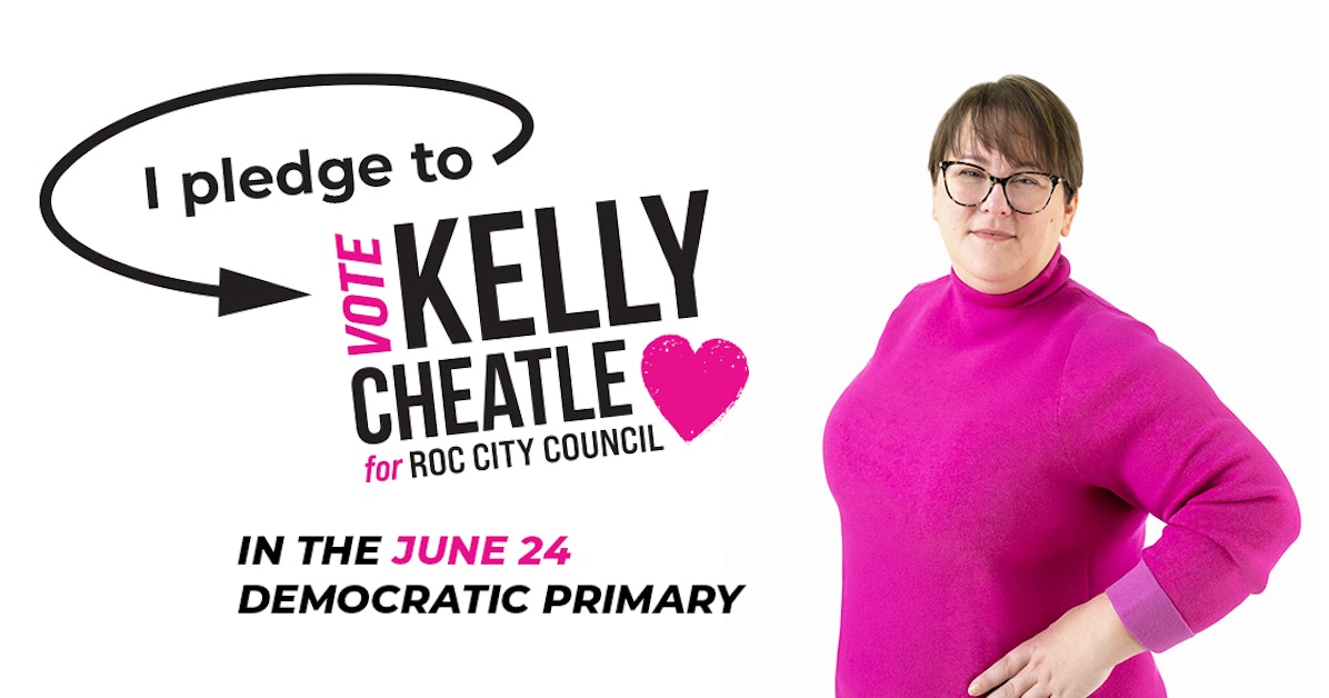 Pledge to Vote for Kelly Cheatle 🗳️🩷 · Mobilize