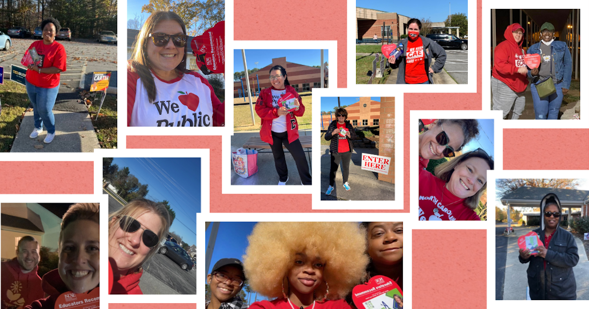 GCAE Poll Greeter · North Carolina Association of Educators