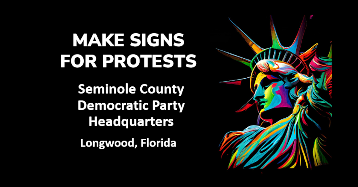 Make Signs at SemDems Office for Rage Against the Regime Protest · Mobilize