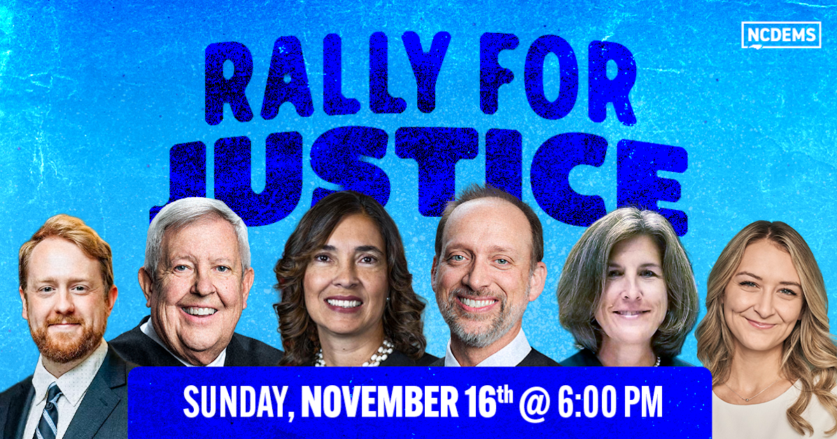 Rally for Justice · North Carolina Democrats