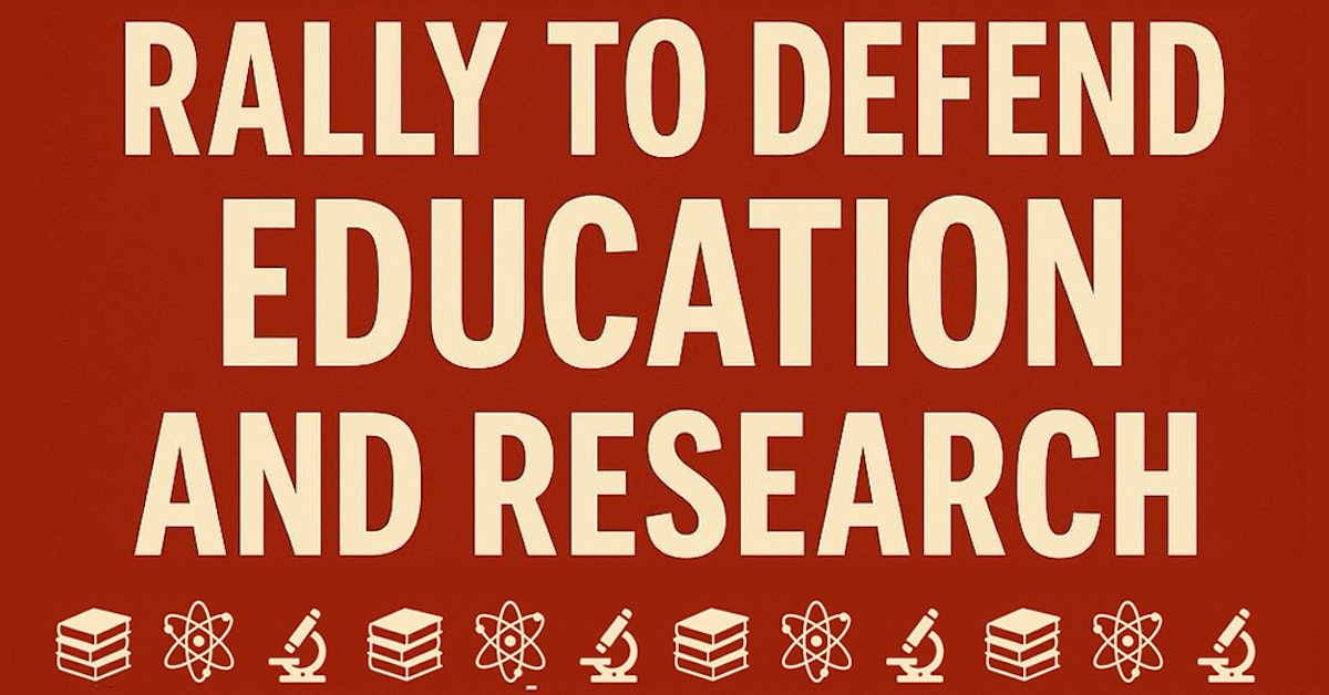 Rally to Defend Education and Research · Mobilize
