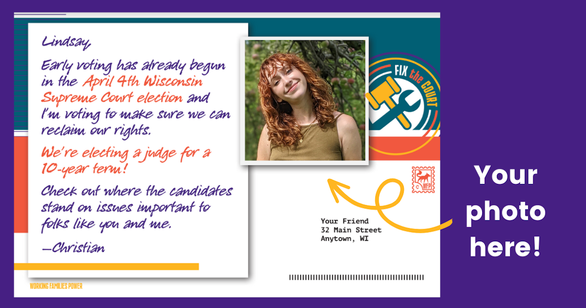 DIY: Friend to Friend Postcards for the Wisconsin Supreme Court ...