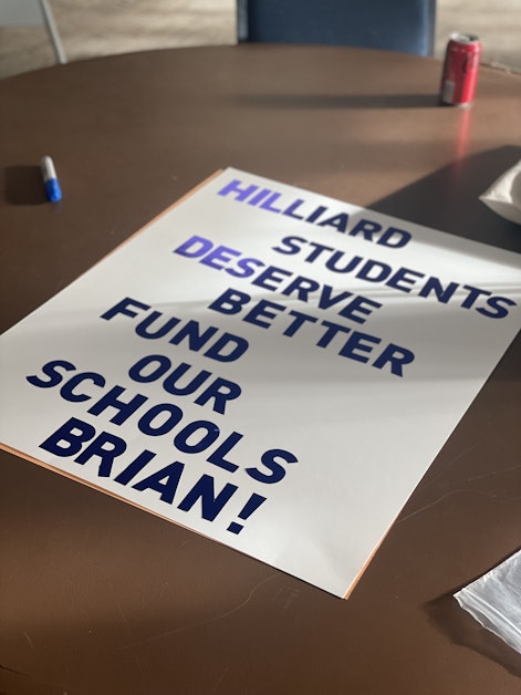 Sign-Making Party for National Day of Action on May 1 · Ohio Education ...