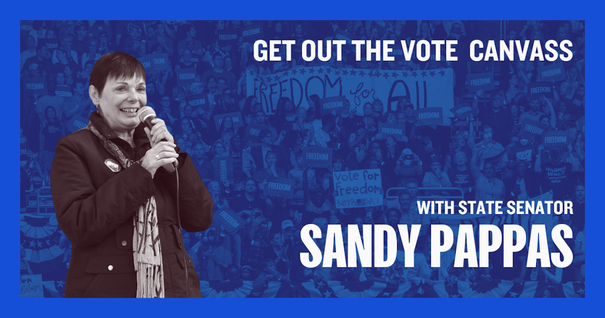 Get Out the Vote Doorknock with MN Sen. Sandy Pappas · Mobilize