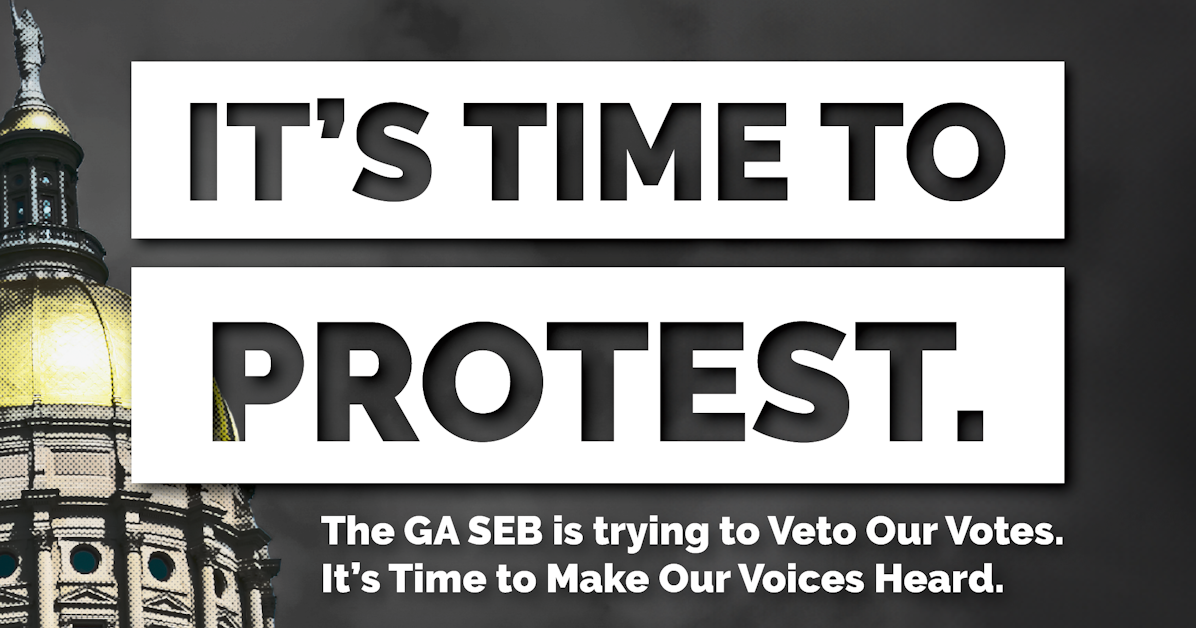 Press Conference to Protest the Georgia State Election Board · Fair Fight
