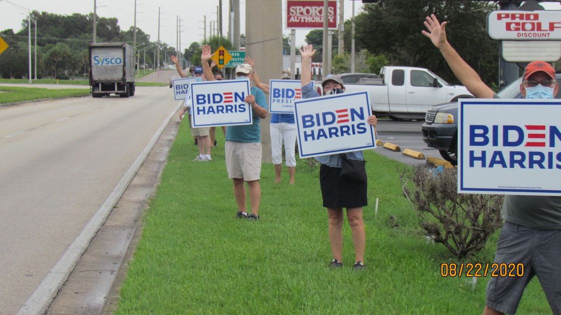Sign and Wave · Manatee County Democratic Party