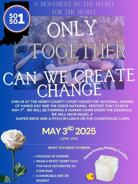 Only Together Can We Create Change: 50501 Day of Action - New Castle · Mobilize