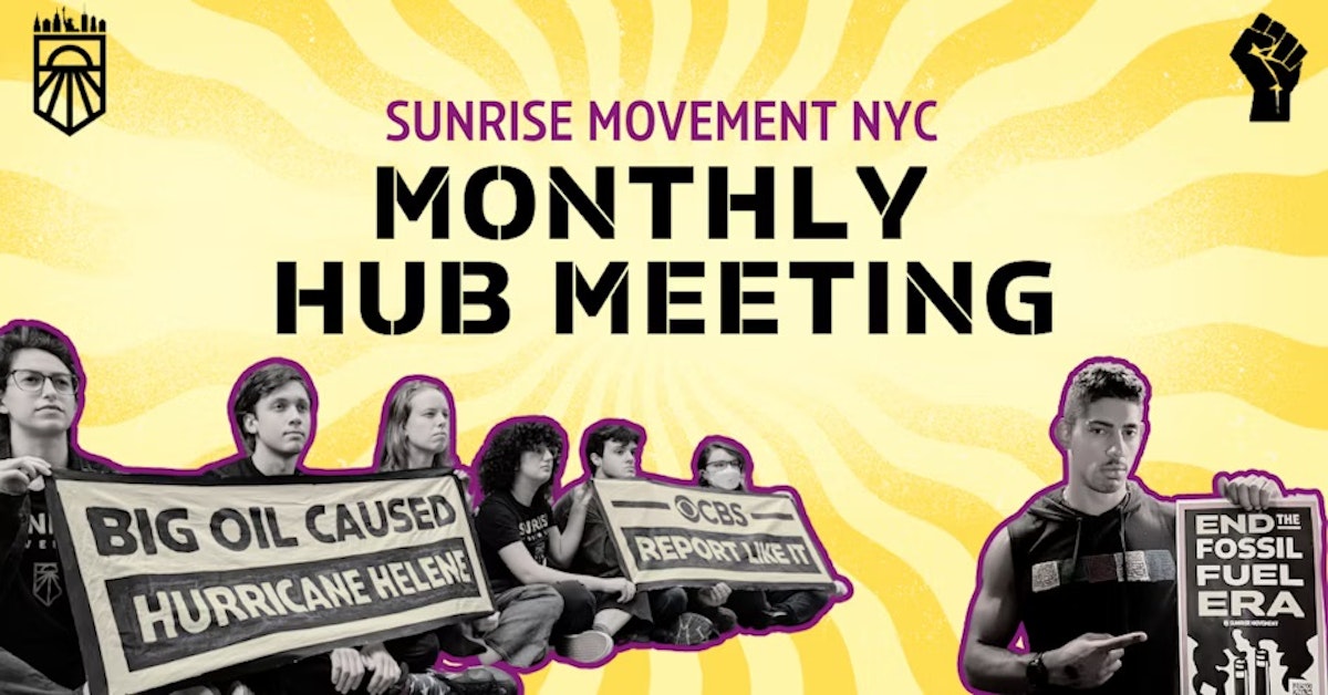 Sunrise Movement NYC Internal Campaign Launch · Mobilize